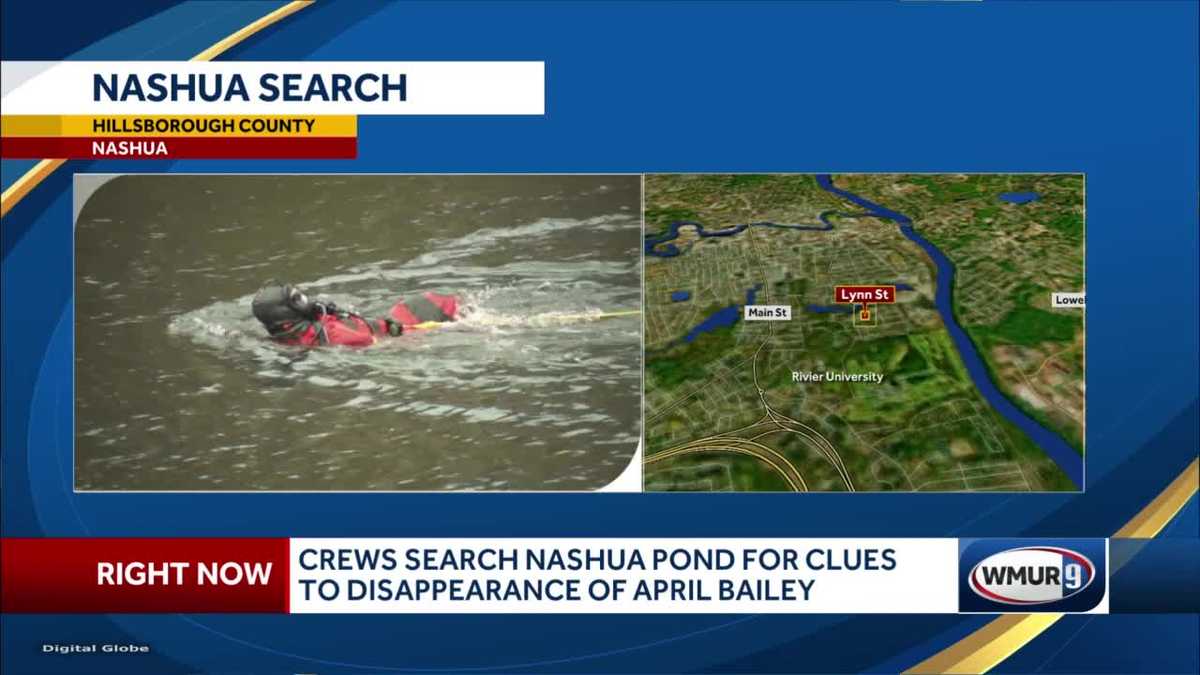 Missing Nashua, NH, woman April Bailey: Pond searched in case