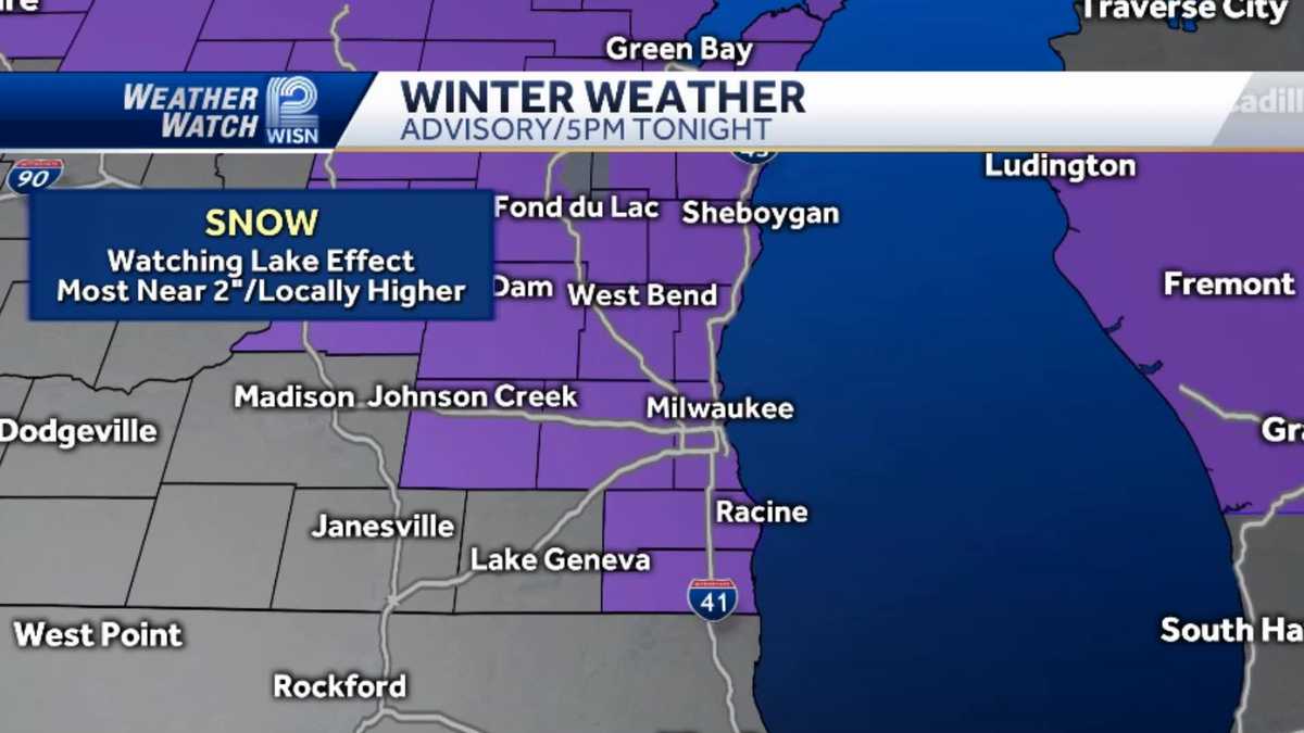 Videocast Snow Tonight With Winter Weather Advisory