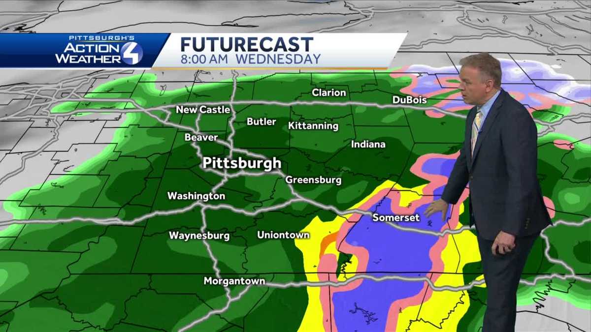 Rain returns for Wednesday morning