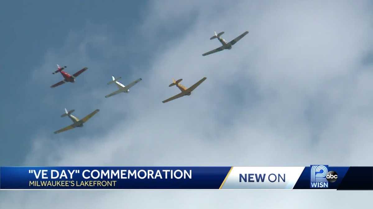 Milwaukee's 'VE Day' commemoration includes flyover