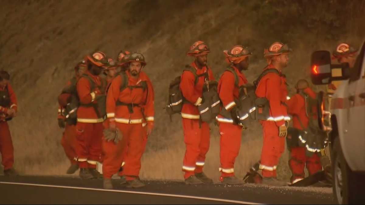 Weary firefighters continue to battle Rocky Fire