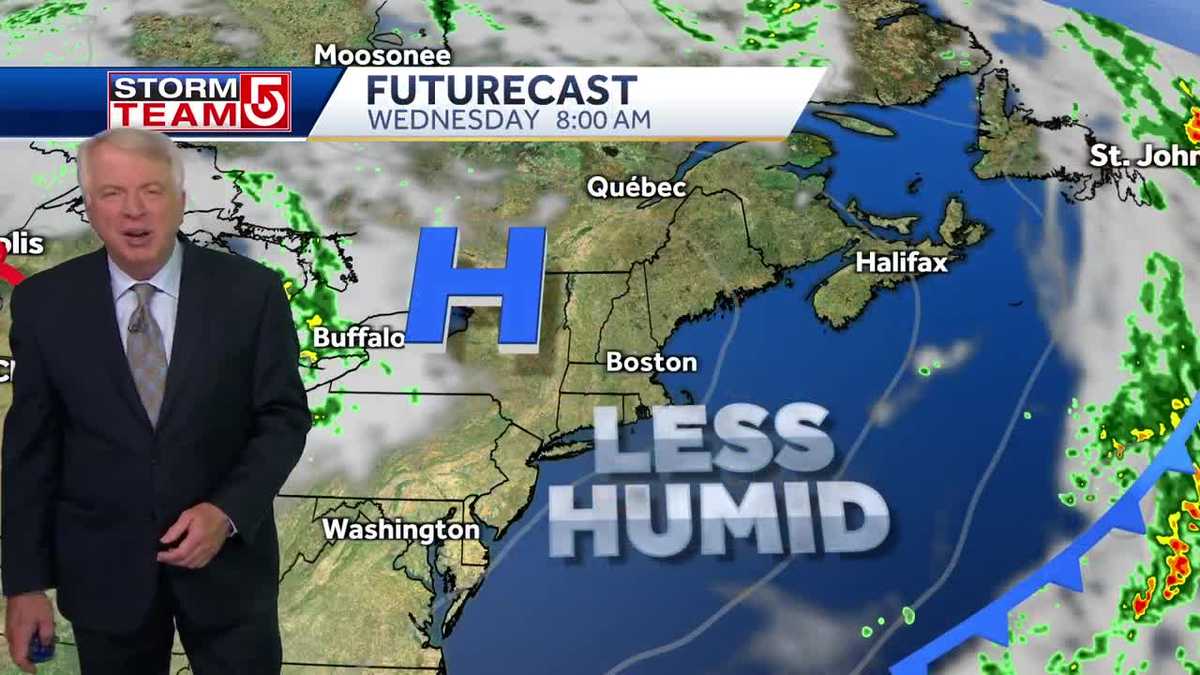Video: Warm, comfortable air to linger before rain moves in