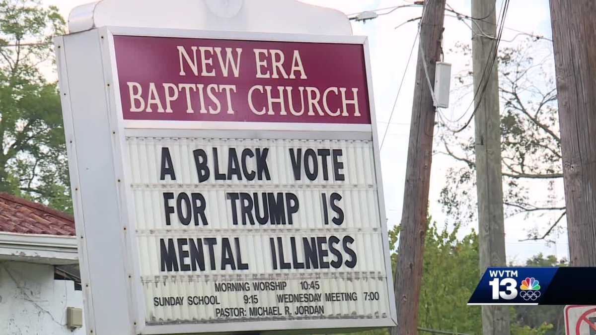 Birmingham church displays controversial sign