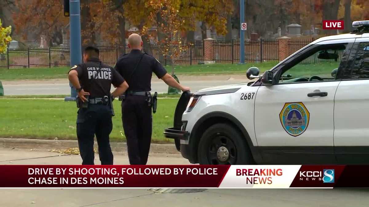 Manhunt Underway After Possible Drive By Shooting Police Chase