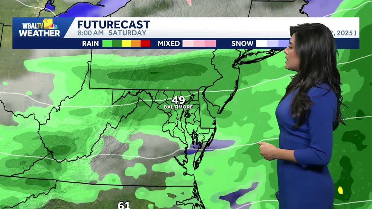 Cloudy and chilly Thursday