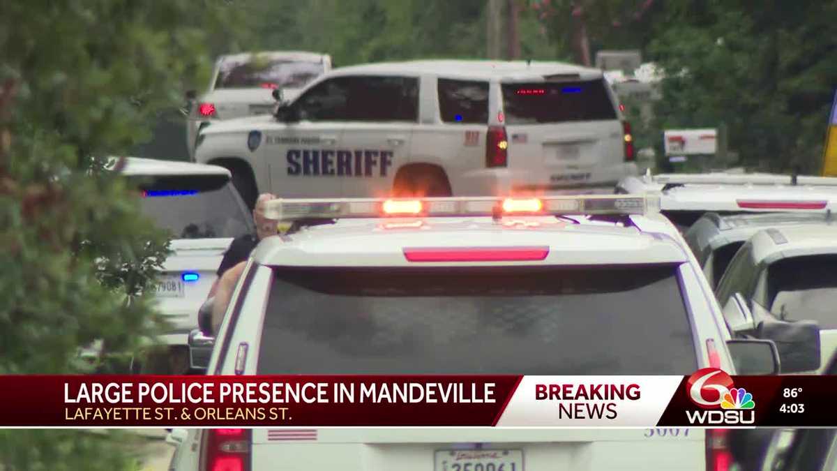 Heavy police presence reported in Mandeville