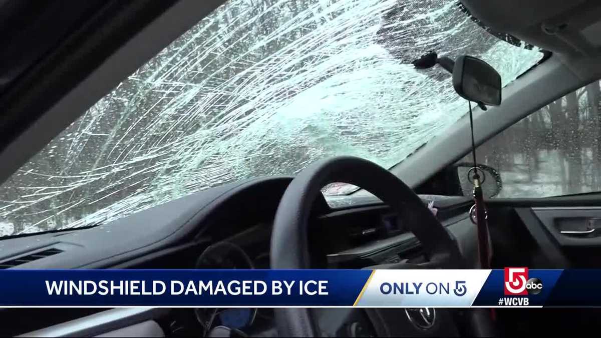 'It was horrifying,' driver with shattered windshield says