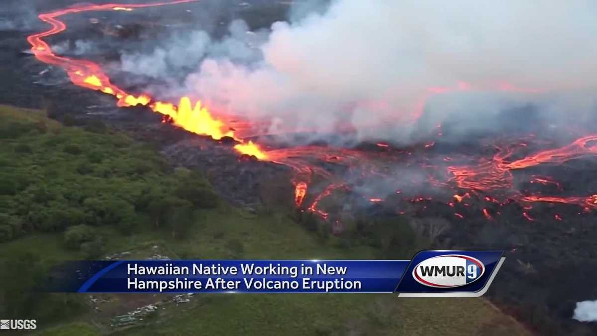 Hawaii native working in NH after volcano eruption