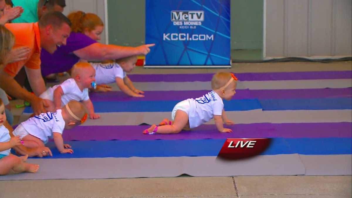 Iowa State Fair: Diaper derby race
