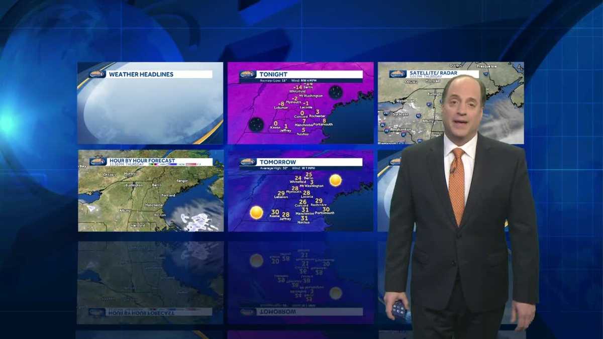 Watch: Seasonably cold weather into Friday