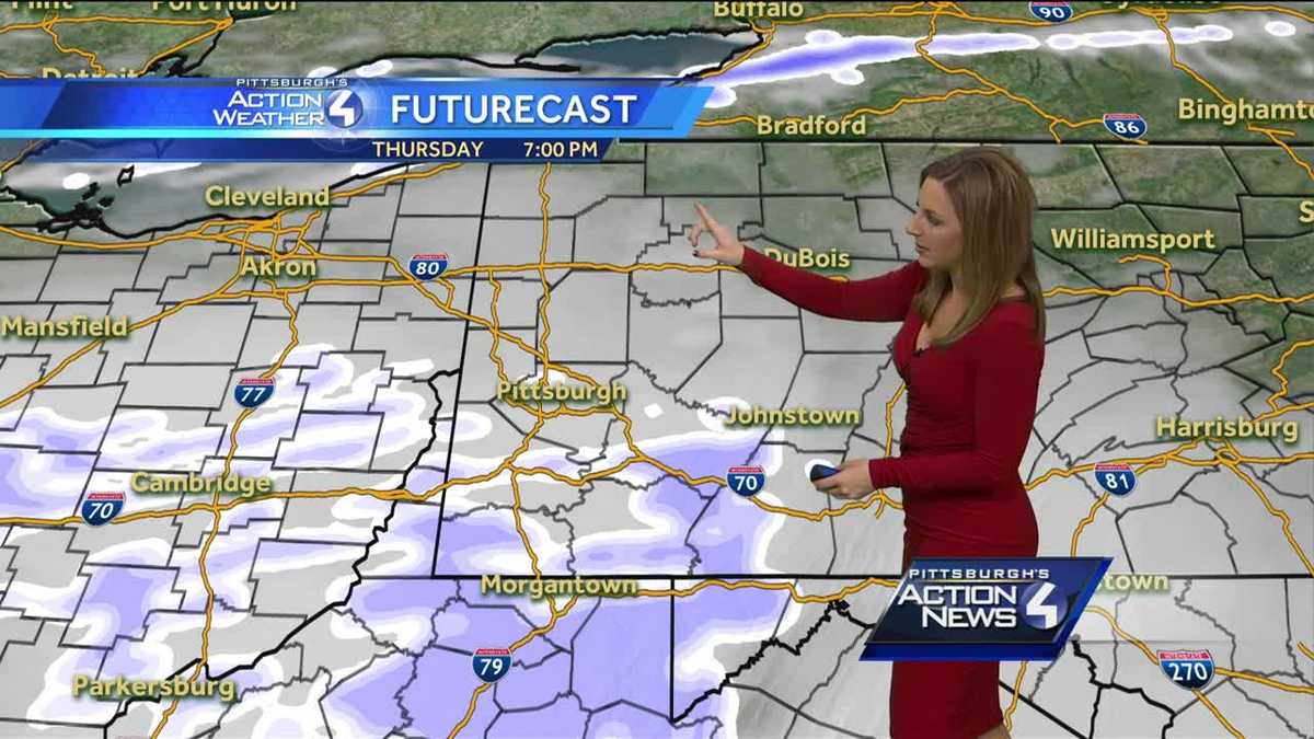 Ashely Dougherty's Wednesday morning forecast for Pittsburgh