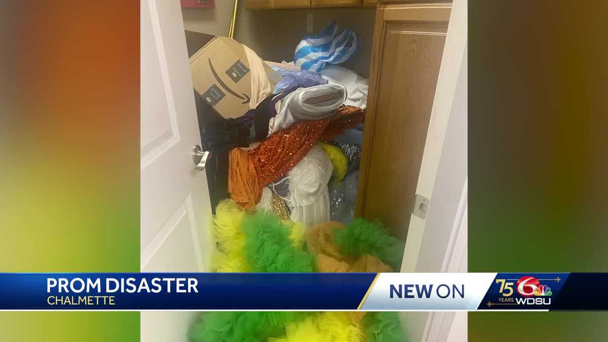 Seamstress struggles to complete gowns for prom