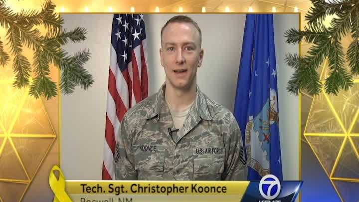 Military Greetigs: Tech Sgt. Christopher Koonce