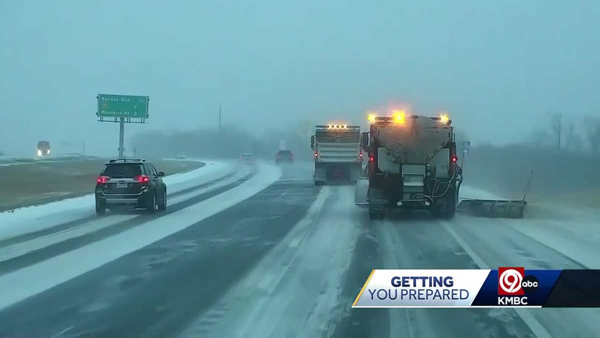 Both KDOT, MoDOT urge patience as it may take longer to plow snow
