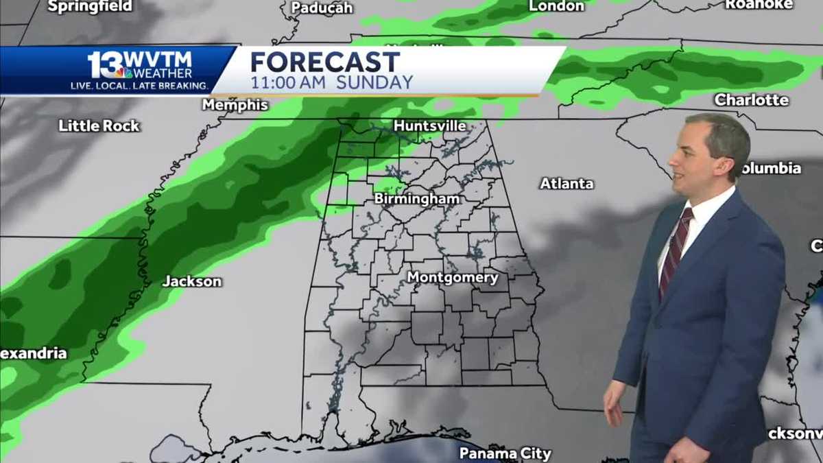 Sunshine returns after an active stretch of weather