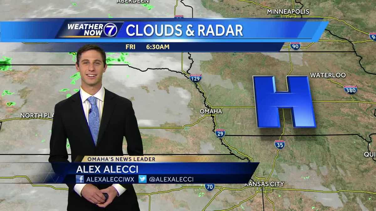 Very pleasant Friday morning forecast