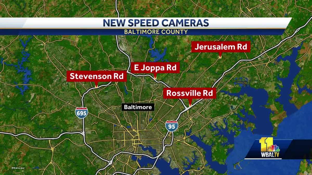Baltimore County police to activate new speed cameras