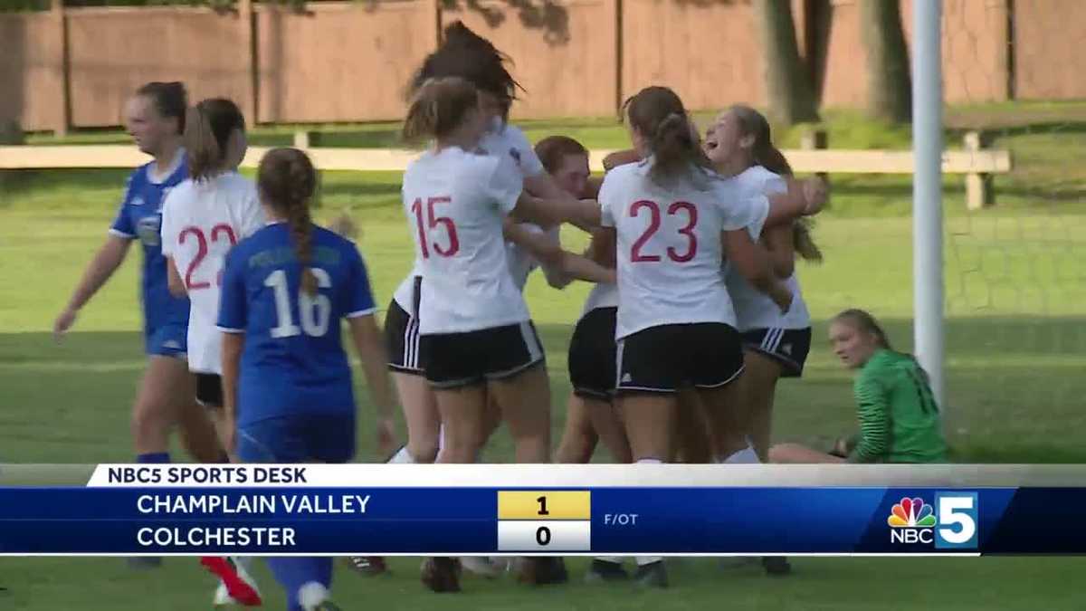 CVU girls soccer survives Colchester in title-game rematch