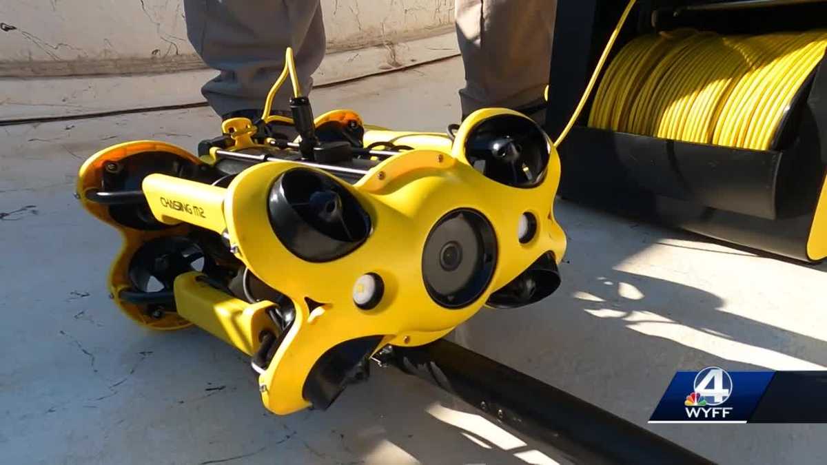 An underwater look at how ACSO's ROV drone is being utilized during ...