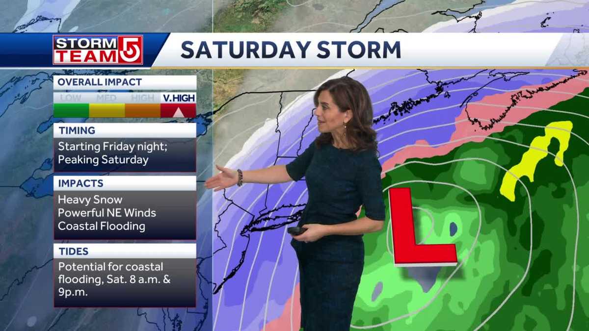 Video: Storm to bring heavy snow, powerful winds, coastal flooding
