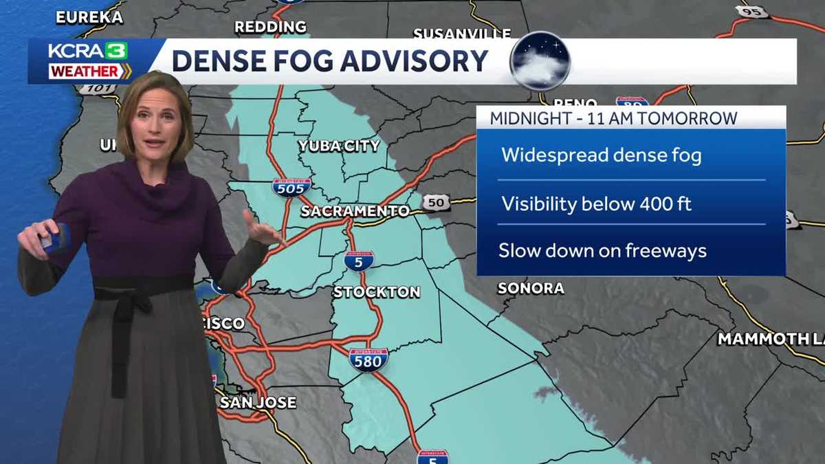 NorCal forecast: Fog & low clouds for the Valley (again)