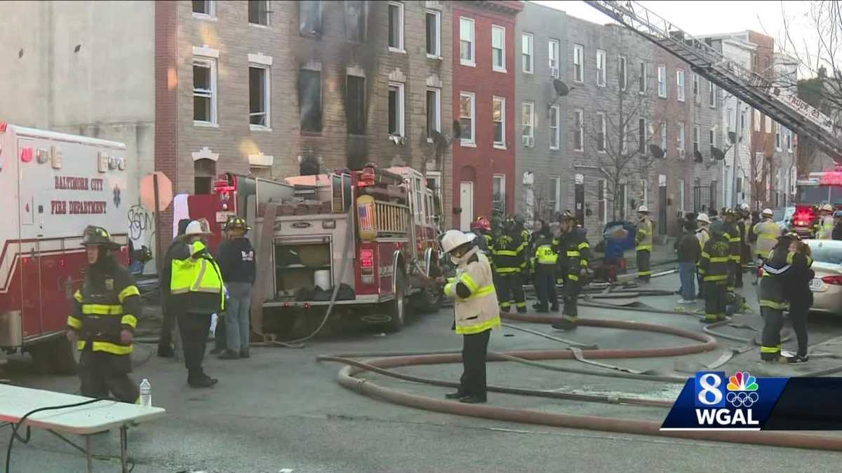 3 Baltimore firefighters die in collapse at house fire