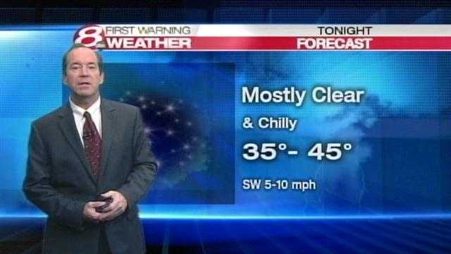 Roger's Monday Forecast