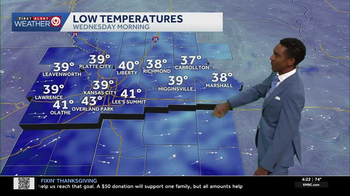 Kansas City weather: Frost possible on Wednesday morning