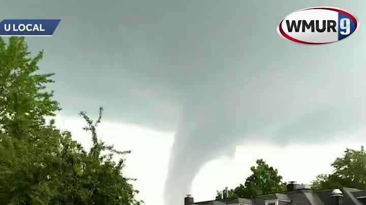 Raw video: Severe weather cloud observed in Durham