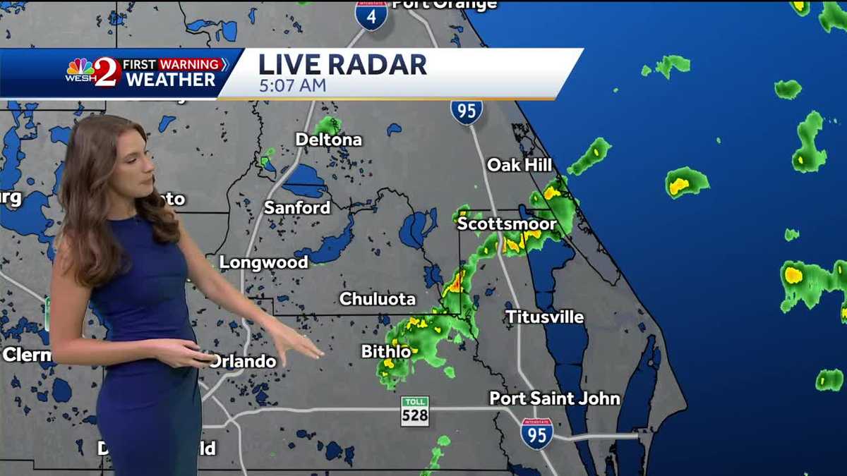 Orlando forecast: Early showers ahead of dry, cool weather