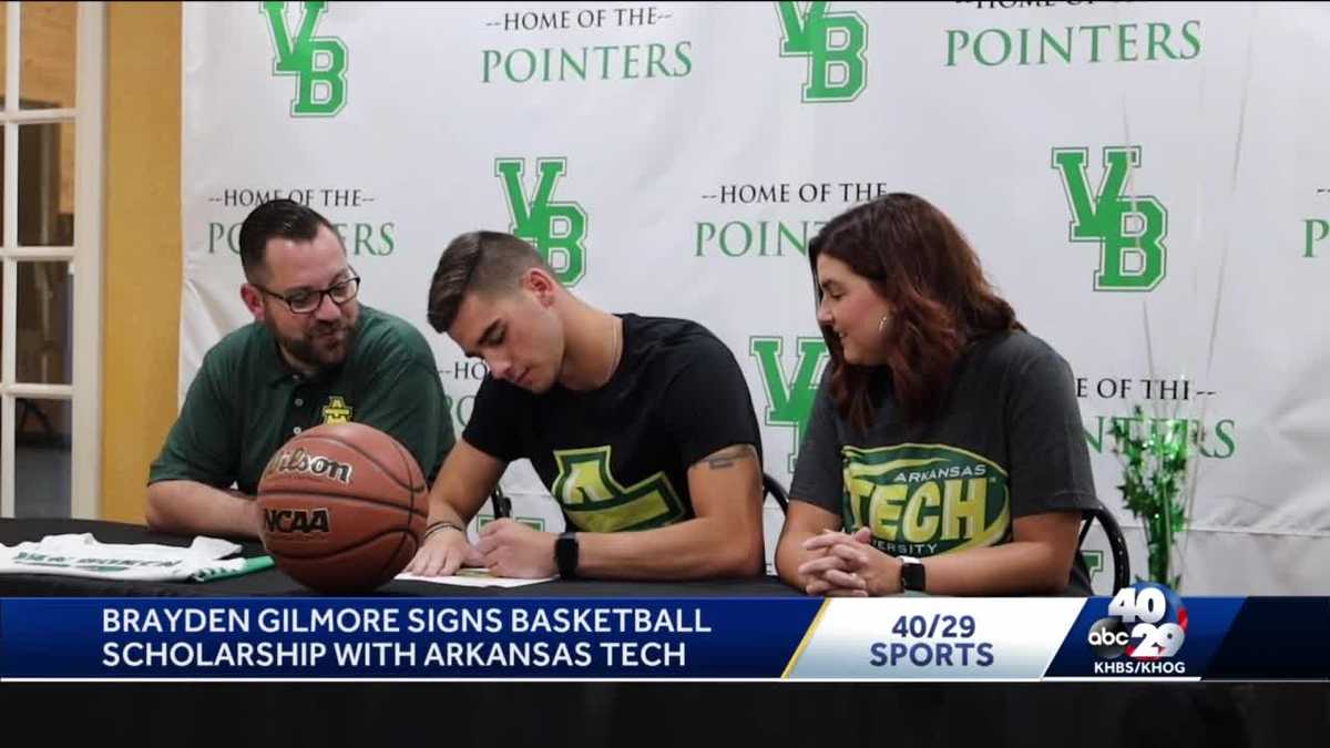 Van Buren's Brayden Gilmore signs basketball scholarship