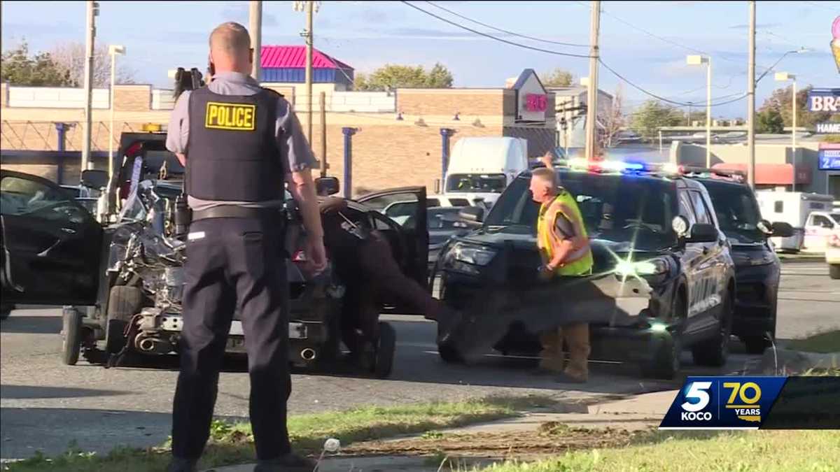 Suspect in stolen vehicle leads law enforcement on a chase in OKC