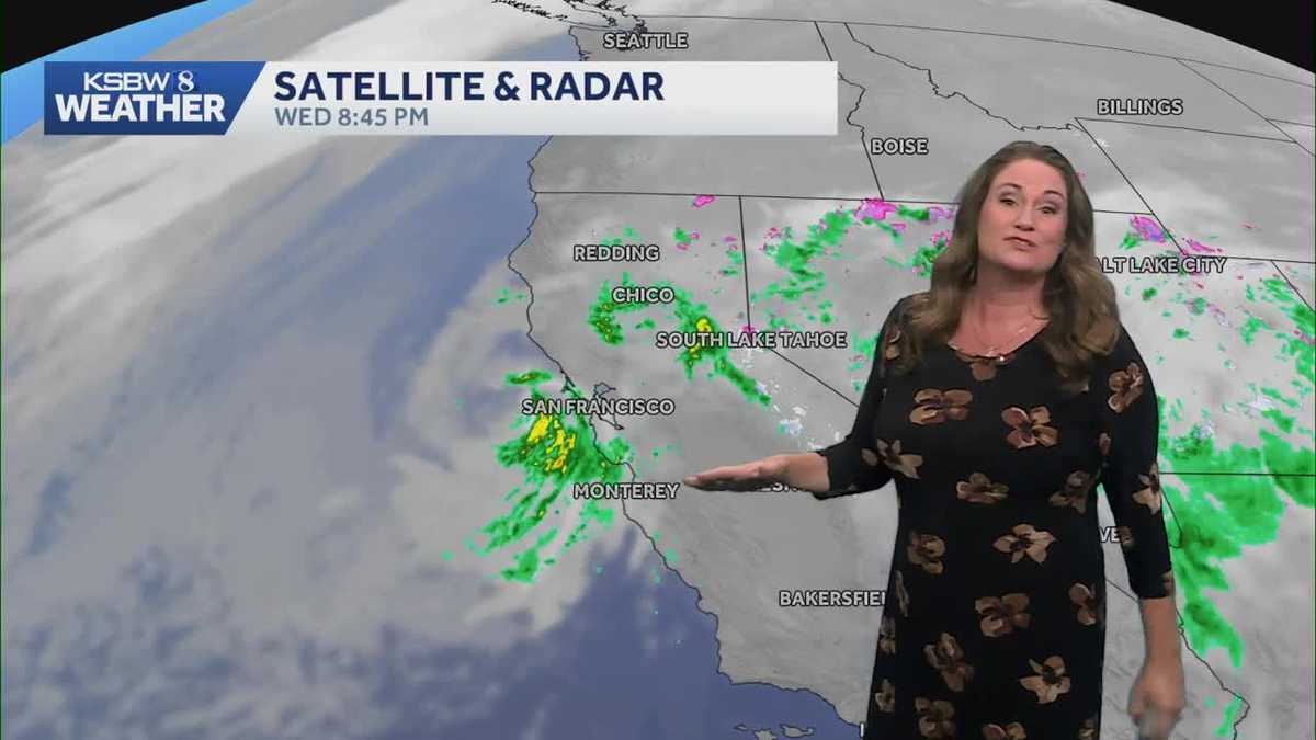 Fog and rain expected in Santa Cruz Mountains and Central Coast
