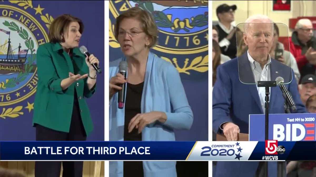Candidates battle for third place
