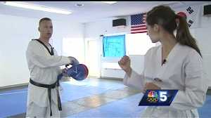 Going for the Gold: NBC5's Renee Wunderlich tries Taekwondo