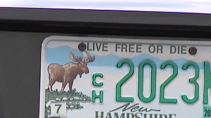 NH marks 25th anniversary of 'moose plate' license plate
