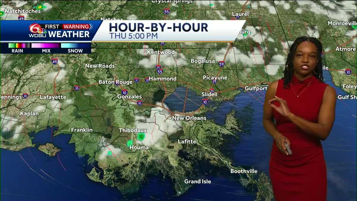 Stray shower possible, mostly dry & hot in your Thursday forecast