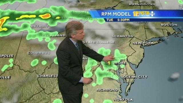 Tom explains temperature spike, rain chances