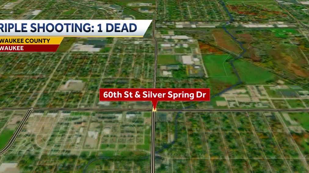 Milwaukee police investigate triple shooting on Silver Spring Dr.