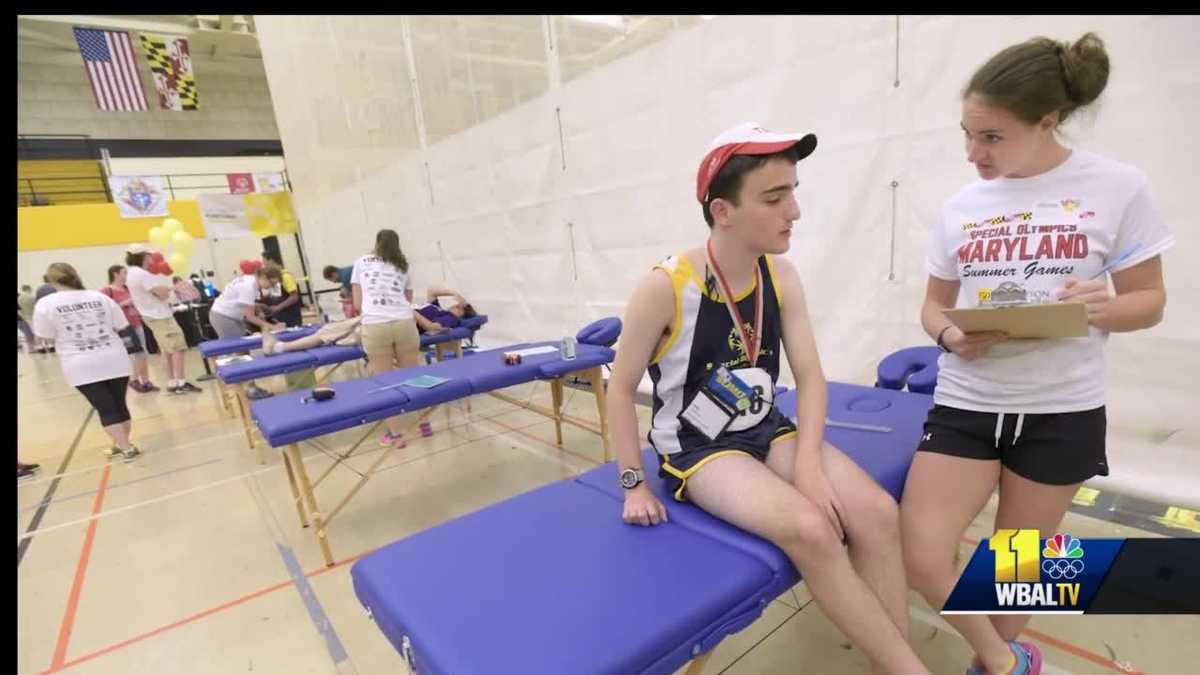 Special Olympics MD athlete educates competitors on healthy living