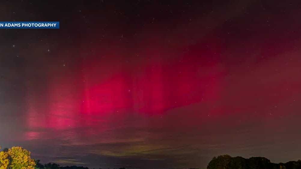 Northern lights visible in New Hampshire Sunday night