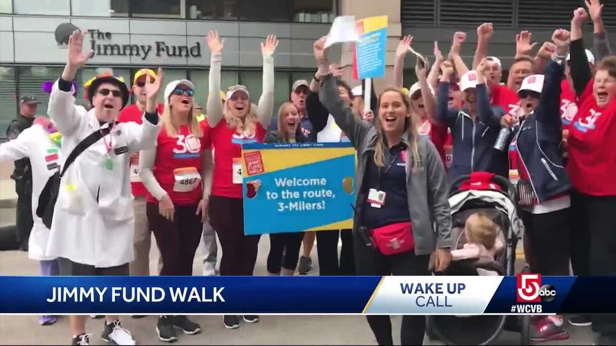 Wake up call: Jimmy Fund Walk