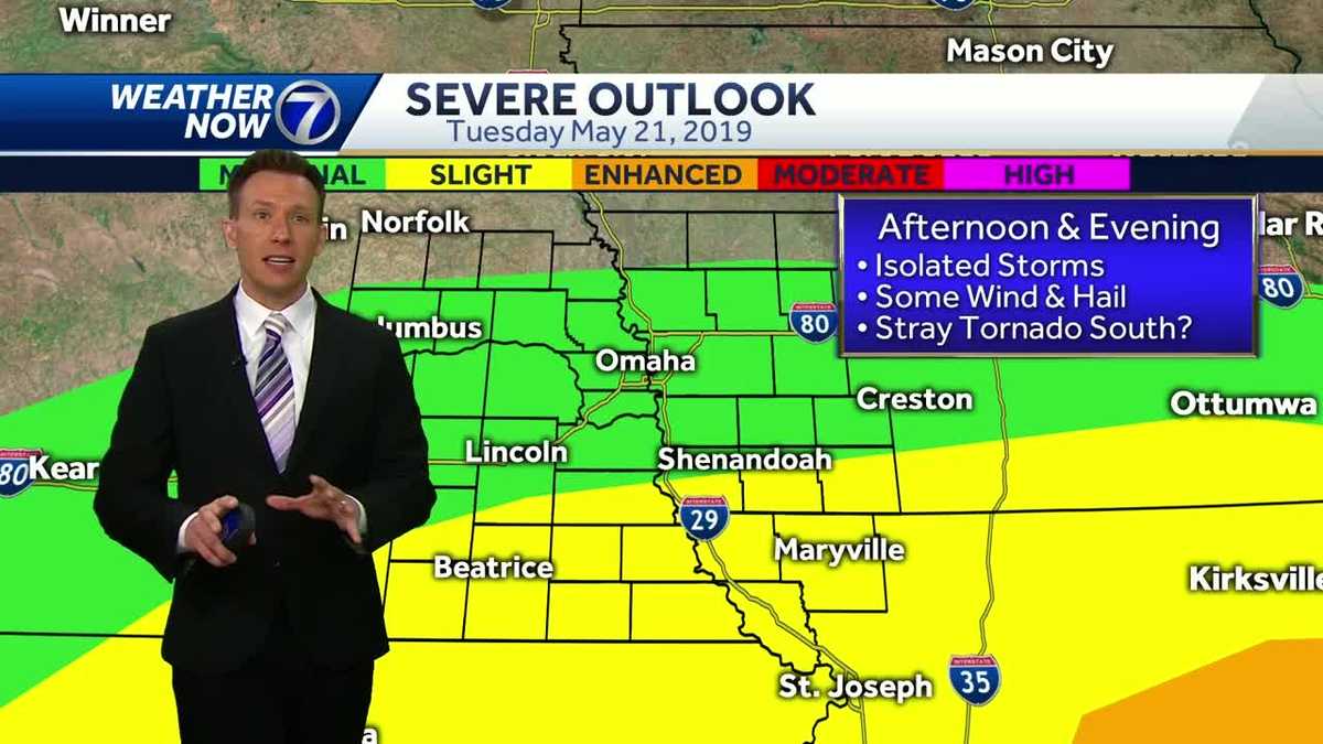 Tuesday morning rain, isolated storms this afternoon and evening