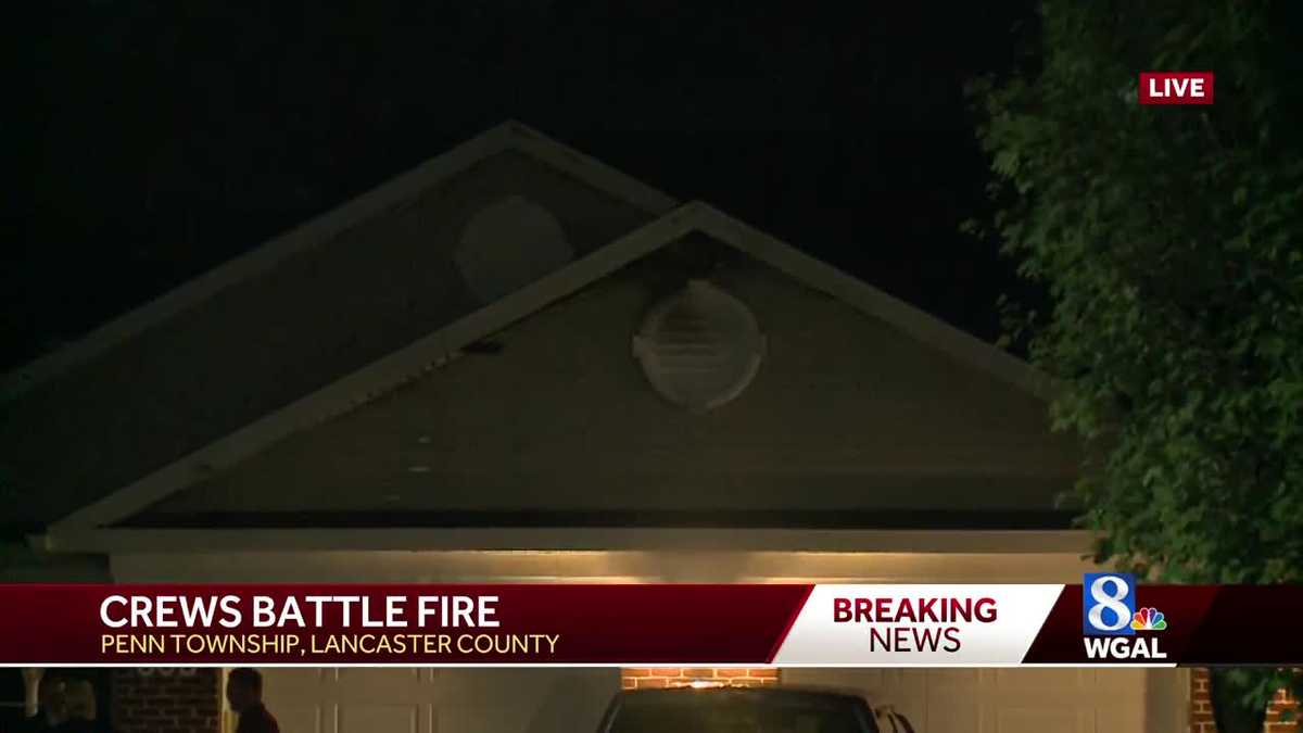 Lightning strike suspected to have caused fire