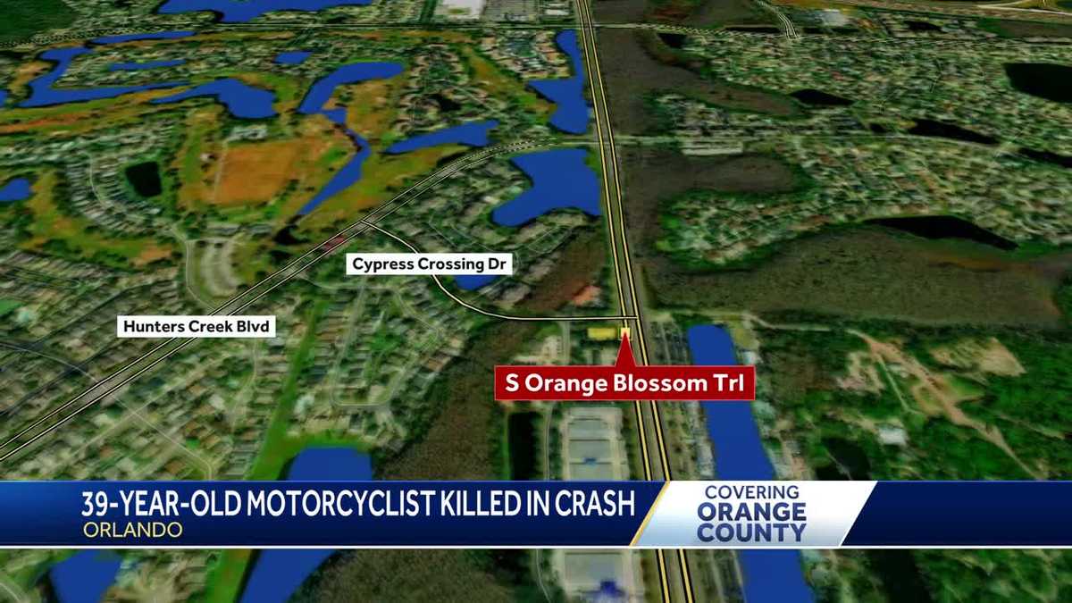Motorcyclist killed in early morning crash on Orange Blossom Trail