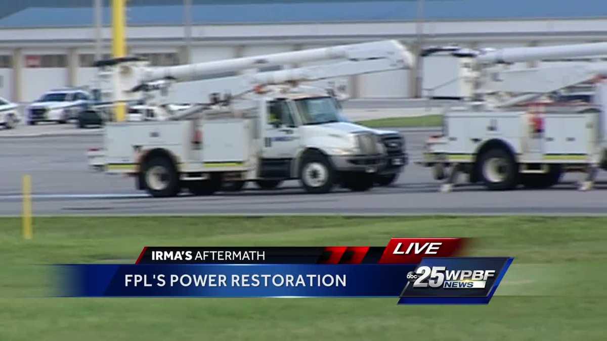FPL is working to restore power across the state