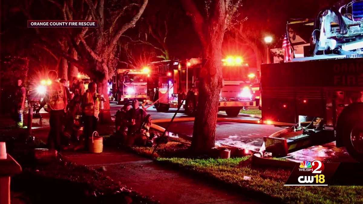 Mansion fire erupts in gated Windermere neighborhood