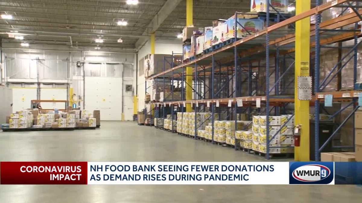 New Hampshire Food Bank donations down, demand rising