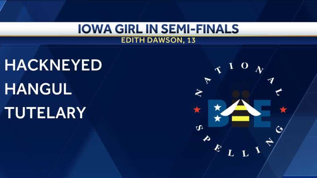 Mount Vernon, Iowa teen advances to semi-finals in national spelling bee