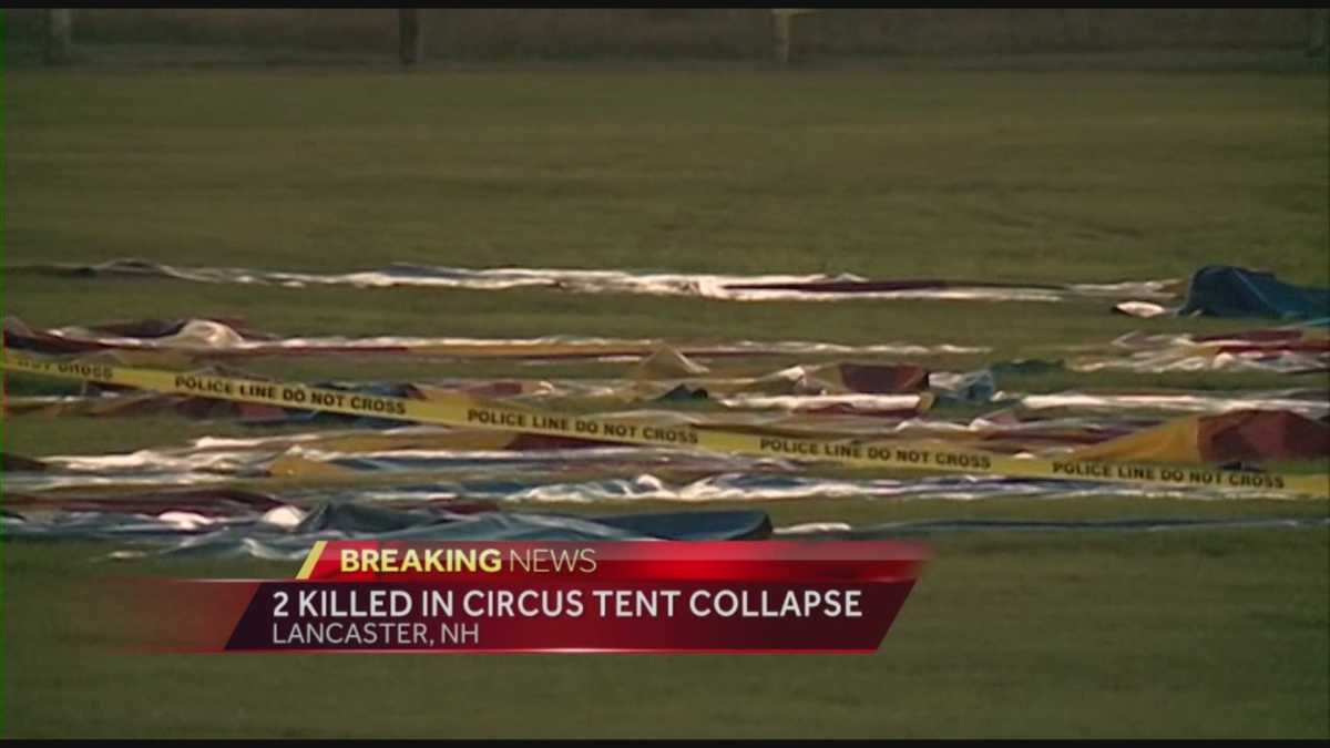 Two killed in circus tent collapse